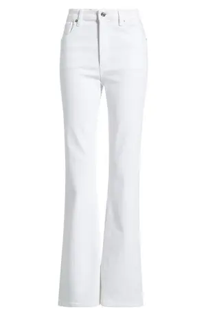 FRAME The Reboot High-waist Bootcut Jeans - White