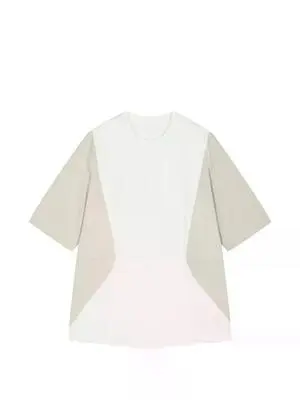 CROQUIS Colour-blocked T-shirt White