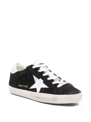 GOLDEN GOOSE Super-star Lace-up Sneakers - Black