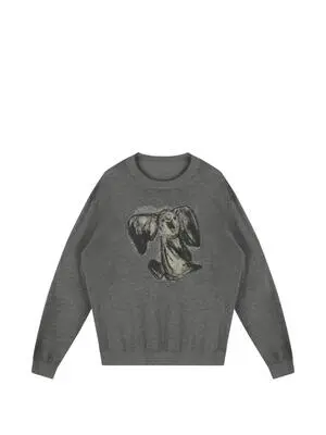 JNBY Patterned Knit Top - Grey
