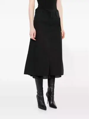JNBY Lace-trim Midi Skirt
