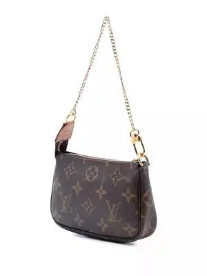 LOUIS VUITTON 2020 Monogram Mini Pochette Accessoires - Brown