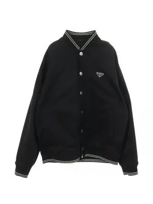Prada 2010s Triangle-logo Bomber Jacket