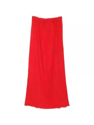 Issey Miyake 2010s Pleated Midi Skirt