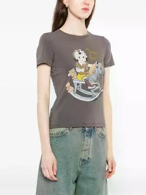 OPEN YY Rocking Baby T-shirt - Grey
