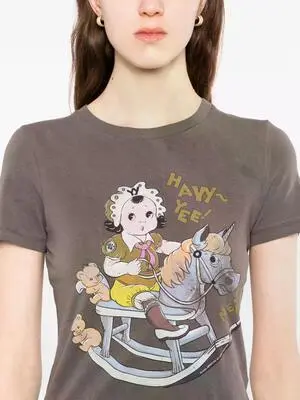 OPEN YY Rocking Baby T-shirt - Grey