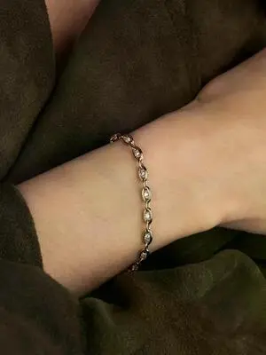 APM MONACO Pavé Chain Adjustable Bracelet