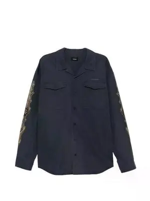 We11Done Sleeve Graphic Pocket Shirt