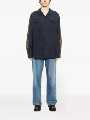 We11Done Sleeve Graphic Pocket Shirt