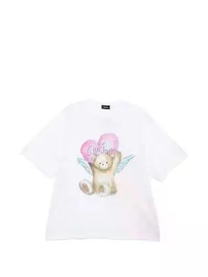 We11Done Teddy-print T-shirt - White