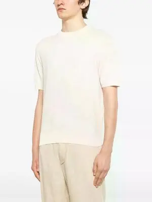 Canali Microstructured Cotton T-shirt