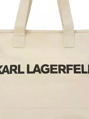 Karl Lagerfeld K/essential Logo Tote Bag - Neutrals