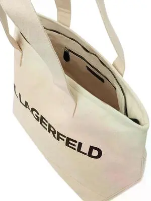 Karl Lagerfeld K/essential Logo Tote Bag - Neutrals