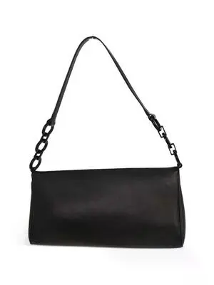 FERRAGAMO 1990-2000s Gancini Leather Shoulder Bag