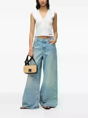 Karl Lagerfeld Five-pocket Wide Leg Jeans