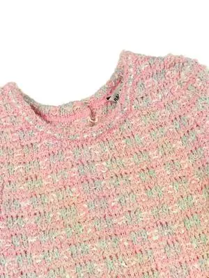 Balenciaga 2010s Tweed Button Dress