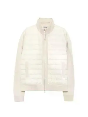 Moncler Padded Wool Zip-up Cardigan
