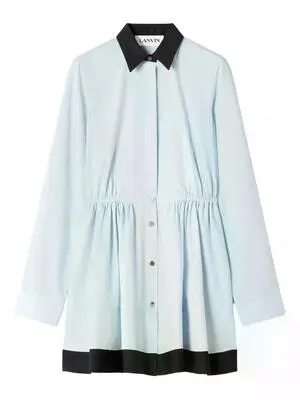 LANVIN Long-sleeve Mini Shirt Dress