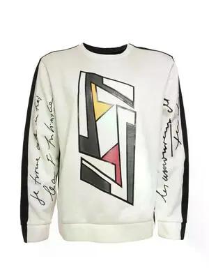 Fendi Logo-detail Crew-neck Sweater