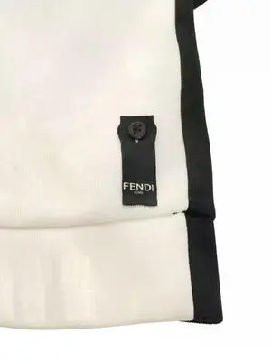Fendi Logo-detail Crew-neck Sweater