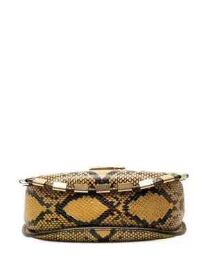 Chloé 2018 Small Python Embossed Leather Drew Crossbody Bag