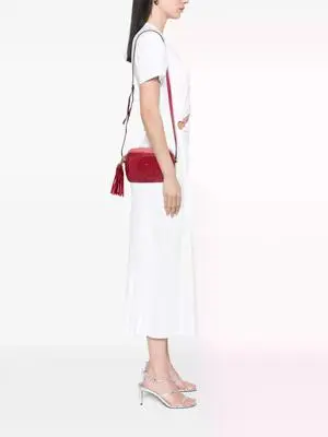 Gucci Leather Soho Disco Crossbody Bag - Red
