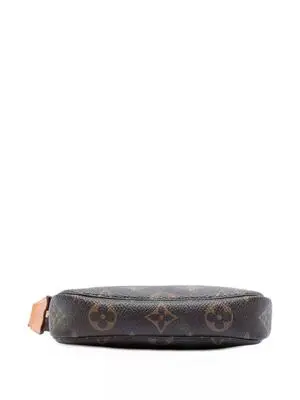 LOUIS VUITTON 2018 Monogram Mini Pochette Accessoires - Brown