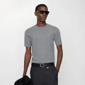 Burberry Cashmere Top - Mid Grey Melange