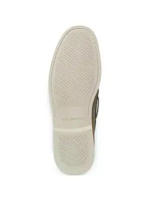 Karl Lagerfeld Kori Tri-colour Leather Boat Shoes - Neutrals