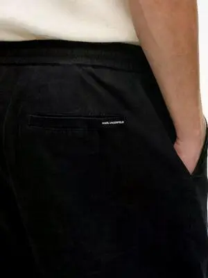 Karl Lagerfeld Linen Casual Trousers