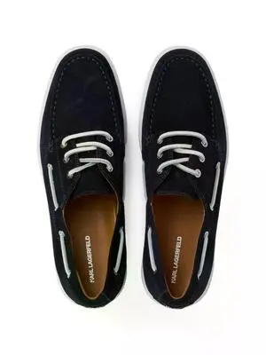 Karl Lagerfeld Kori Boat Shoes - Blue