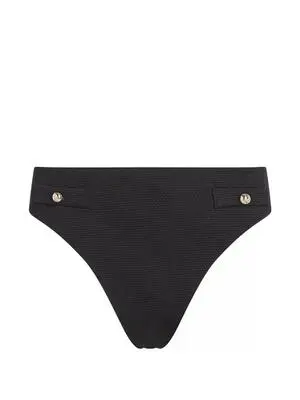 Karl Lagerfeld Hotel Karl Cheeky Bikini Bottoms - Black