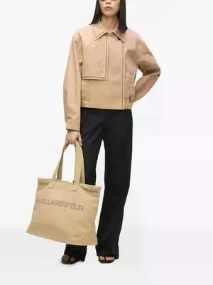 Karl Lagerfeld Large K/essential Logo Tote - Neutrals