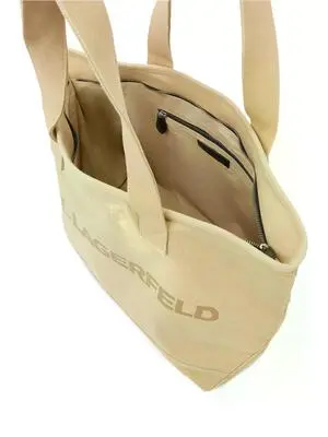 Karl Lagerfeld Large K/essential Logo Tote - Neutrals