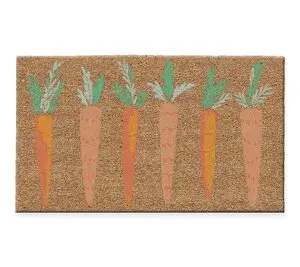 DESIGN IMPORTS Cute Carrots Doormat - One-color