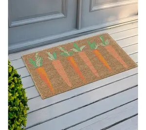 DESIGN IMPORTS Cute Carrots Doormat