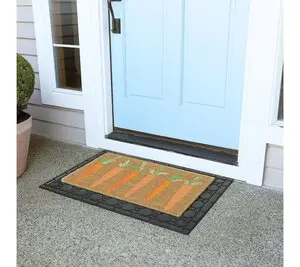 DESIGN IMPORTS Cute Carrots Doormat