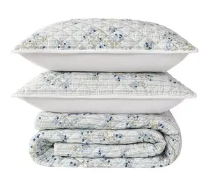COTTAGE CLASSICS Emma Floral King Quilt Set