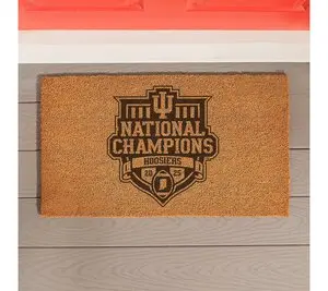 EVERGREEN Indiana Hoosiers 2025 National Champi On Coir Doormat - One-color