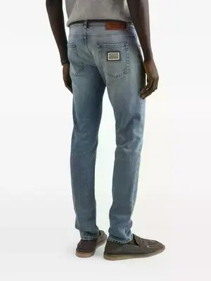Dolce & Gabbana Logo-patch Jeans