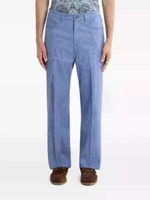 Etro Pressed-crease Straight-leg Jeans