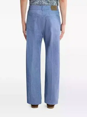 Etro Pressed-crease Straight-leg Jeans