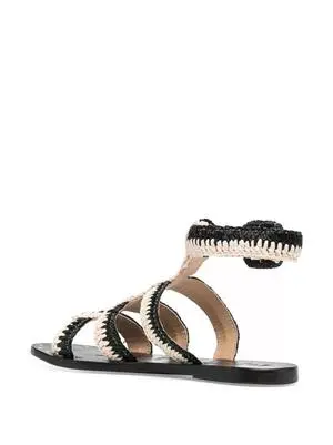 Manebí Gladiator Braided Sandals
