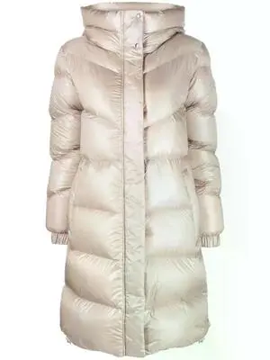 Woolrich Logo-patch Padded Hooded Coat