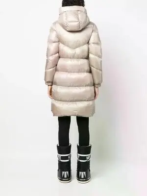 Woolrich Logo-patch Padded Hooded Coat