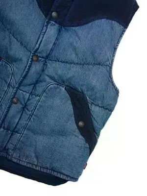 LEVI'S Padded Corduroy Paneled Gilet
