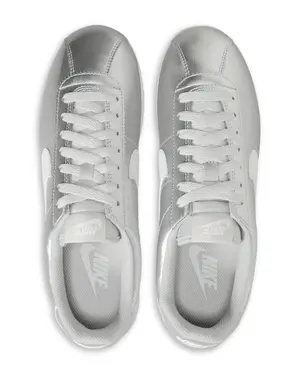 Nike Cortez Running Sneakers - Metallic Silver/white Grey Fog