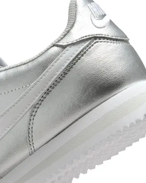 Nike Cortez Running Sneakers - Metallic Silver/white Grey Fog