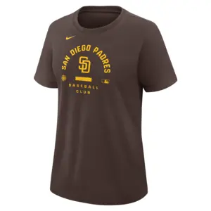 Nike San Diego Padres Authentic Collection Early Work Dri-fit Mlb T-shirt - Brown