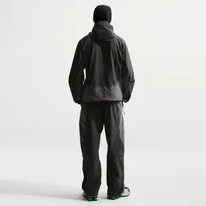 Nike Tech Dri-fit Woven Full-zip Color-block Windrunner Jacket - Grey
